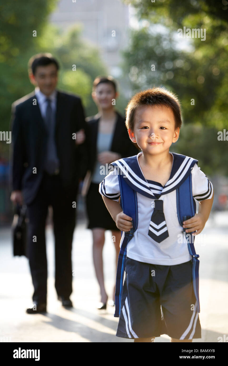 A family with one child Stock Photo - Alamy