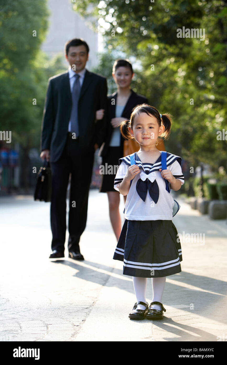 A family with one child Stock Photo - Alamy