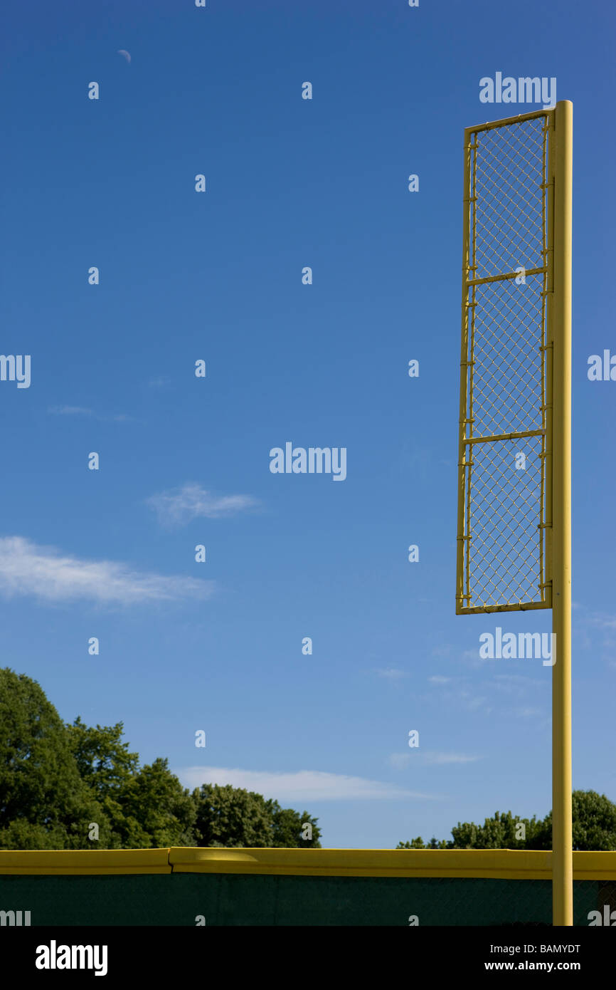 The foul pole - baseball concepts Stock Photo - Alamy