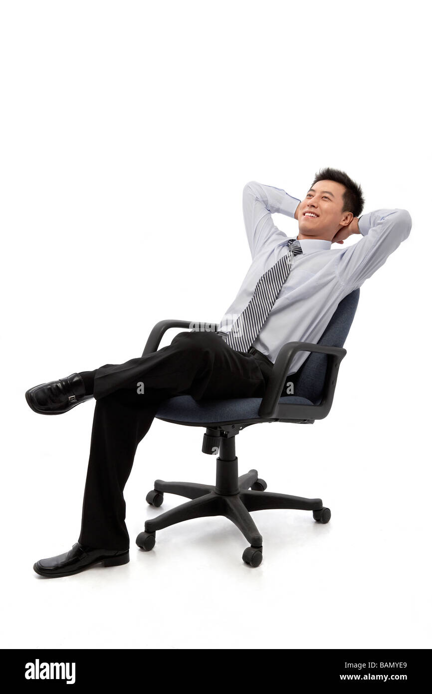 Office satisfaction Cut Out Stock Images & Pictures - Alamy