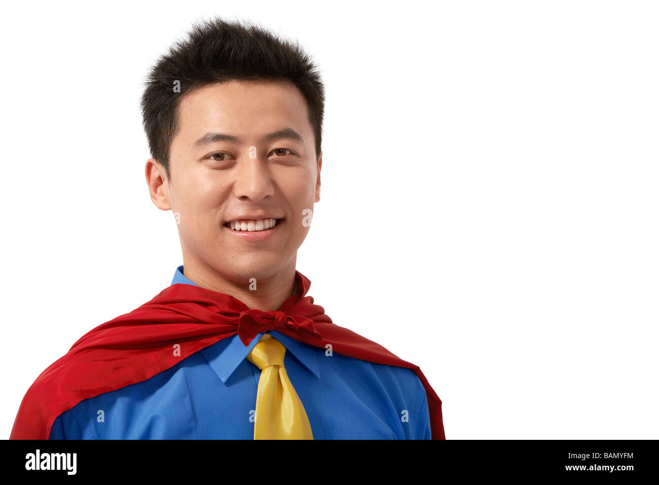 Super Corporate Man Stock Photo - Alamy