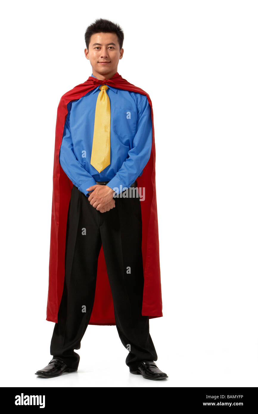 Full length superman super man hi-res stock photography and images - Alamy