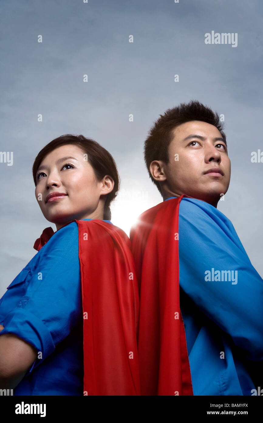 Superhero business people corporate team hi-res stock photography and ...
