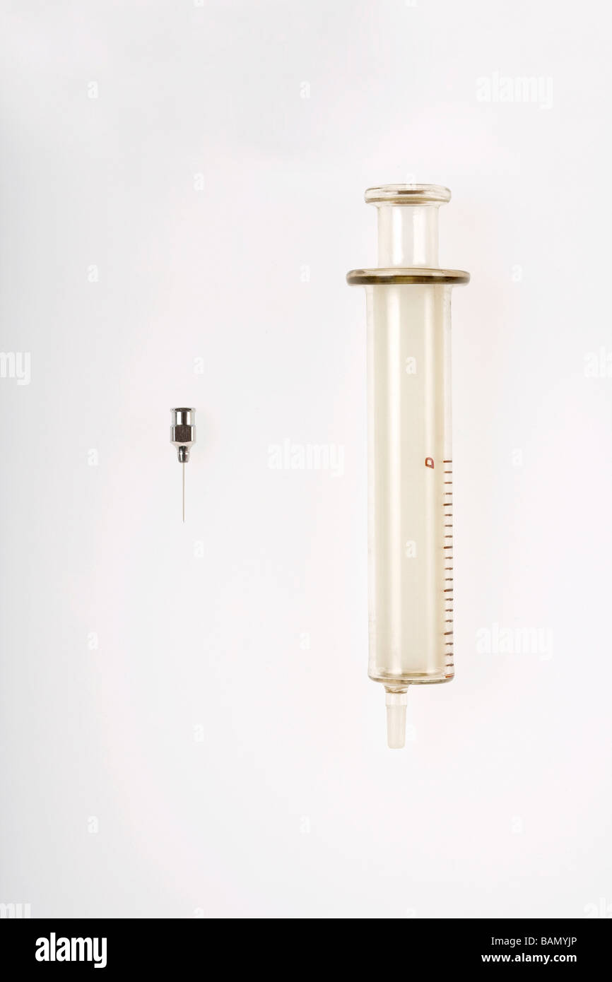 Healthcare - Syringe and needle Stock Photo - Alamy