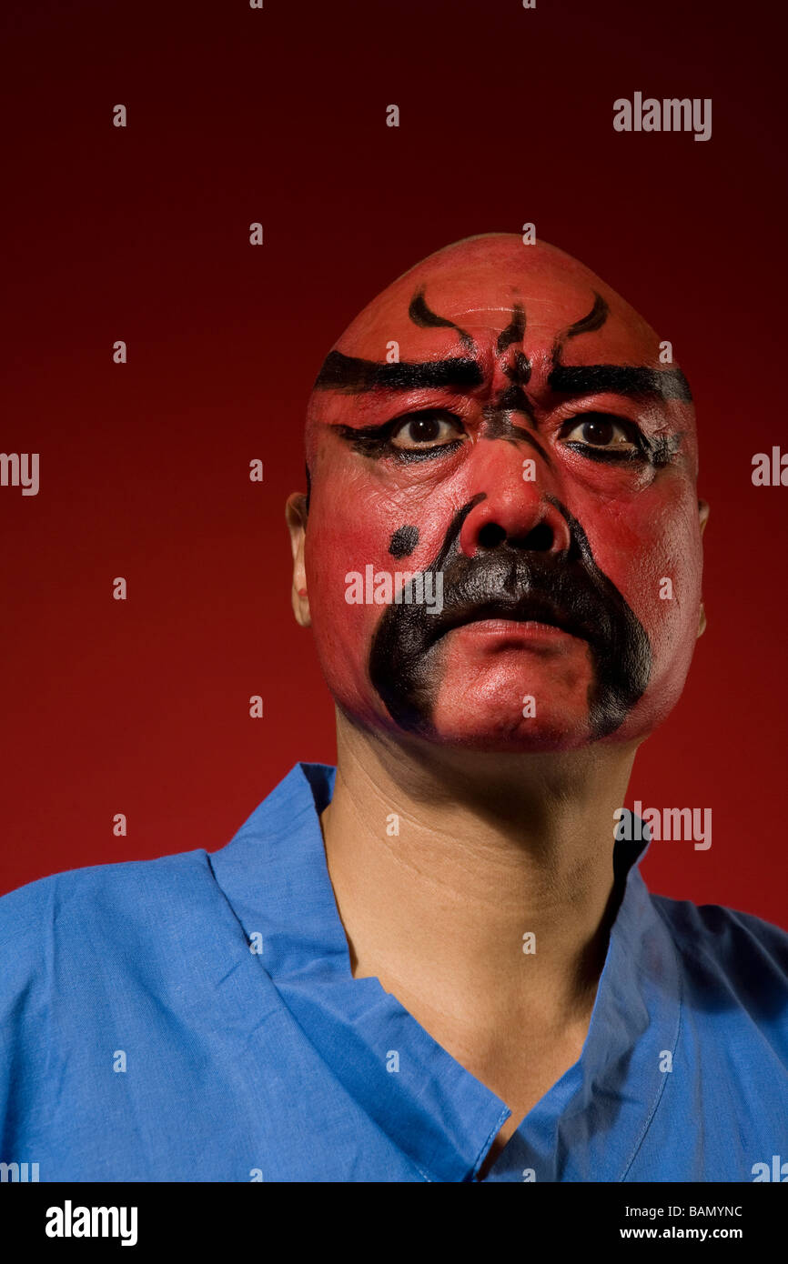 An Actor Portrays Guang Gong, Ancient Chinese General in Beijing Opera ...