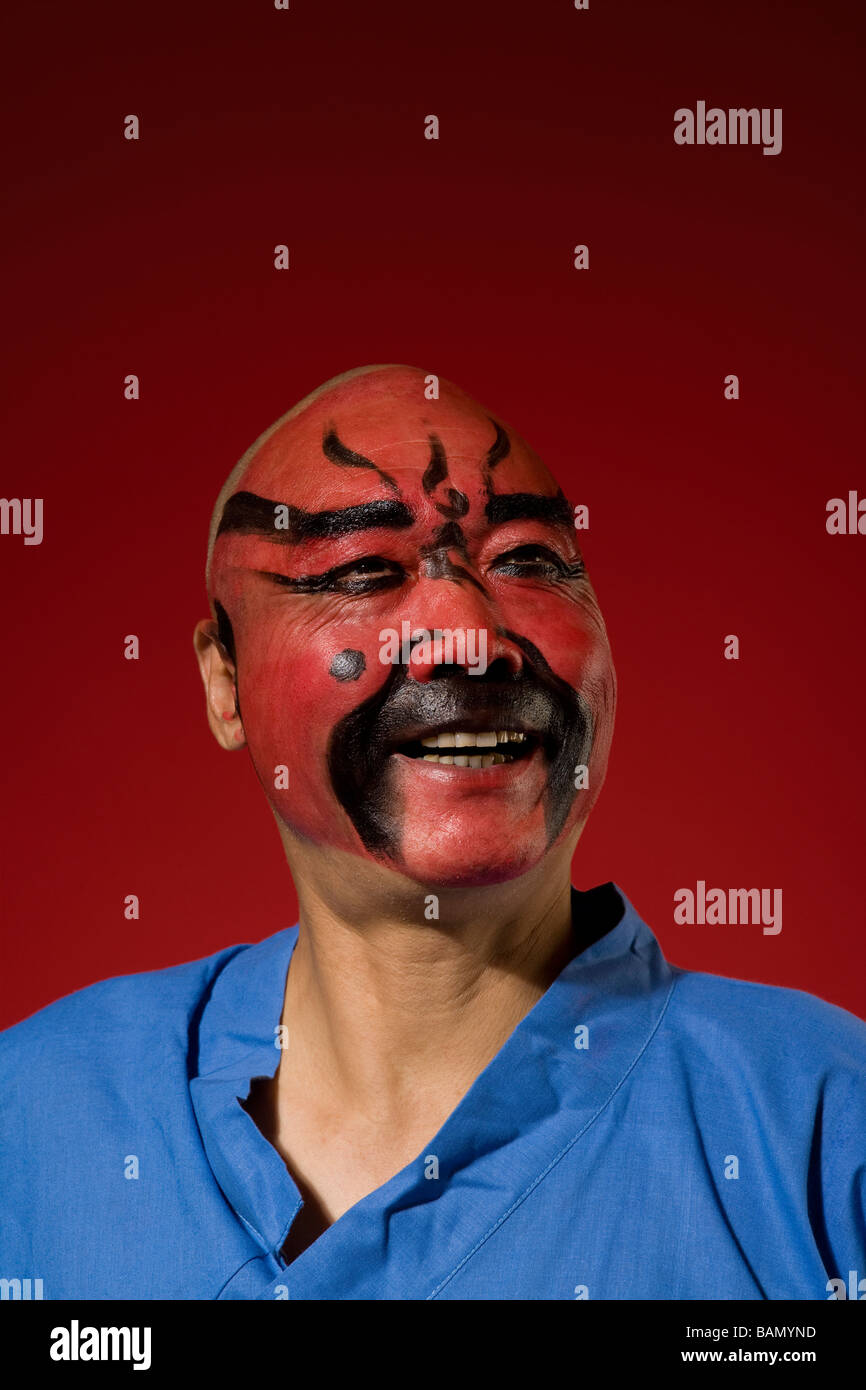 An Actor Portrays Guang Gong, Ancient Chinese General in Beijing Opera ...