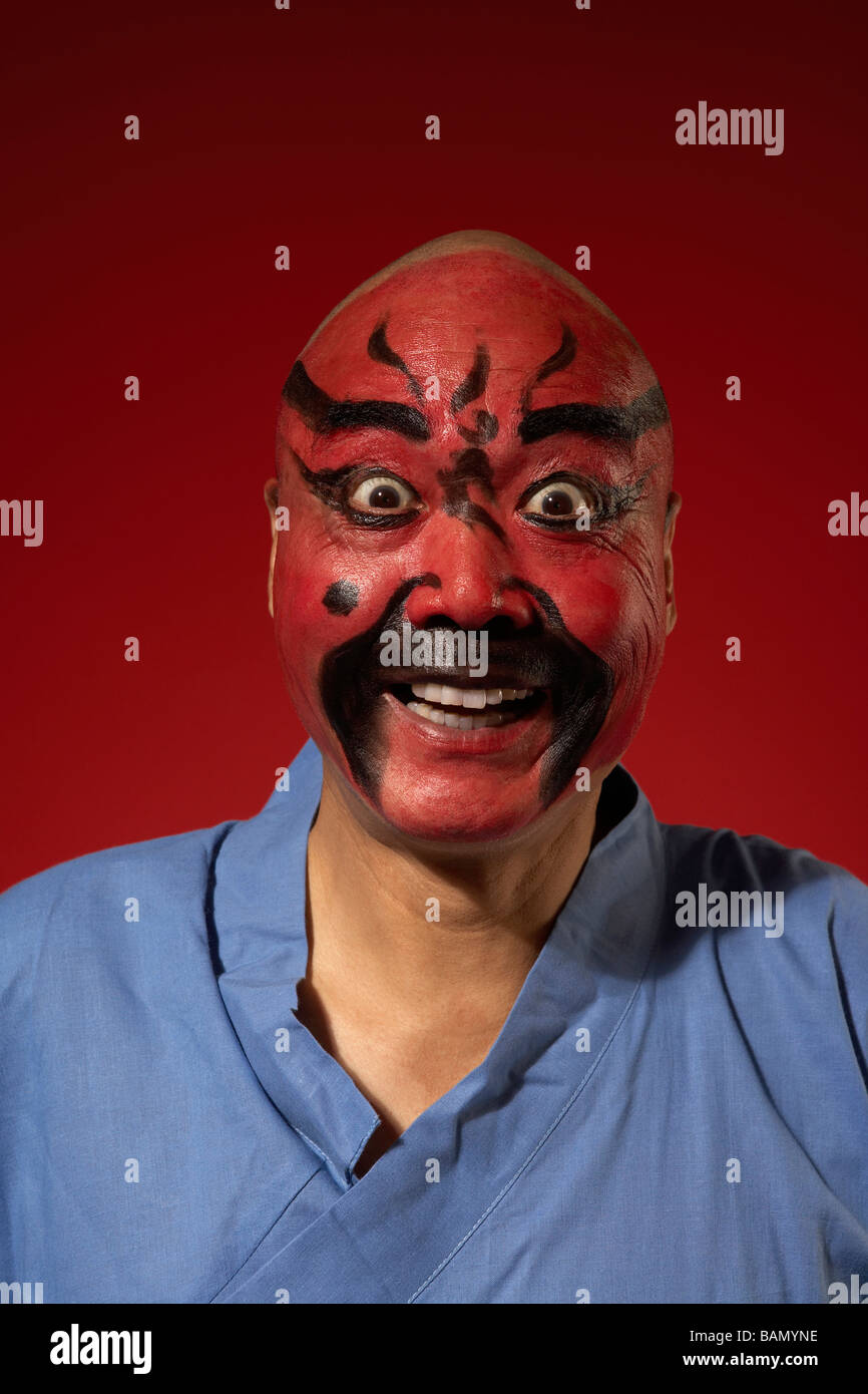 An Actor Portrays Guang Gong, Ancient Chinese General in Beijing Opera ...