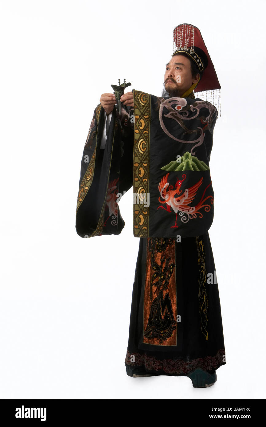 Chinese emperor standing Cut Out Stock Images & Pictures - Alamy