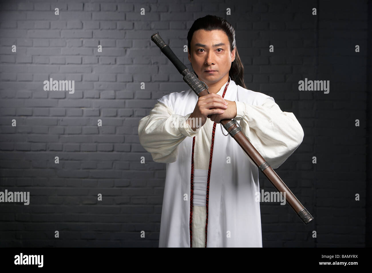Ancient Chinese Warrior-Hero Stock Photo - Alamy