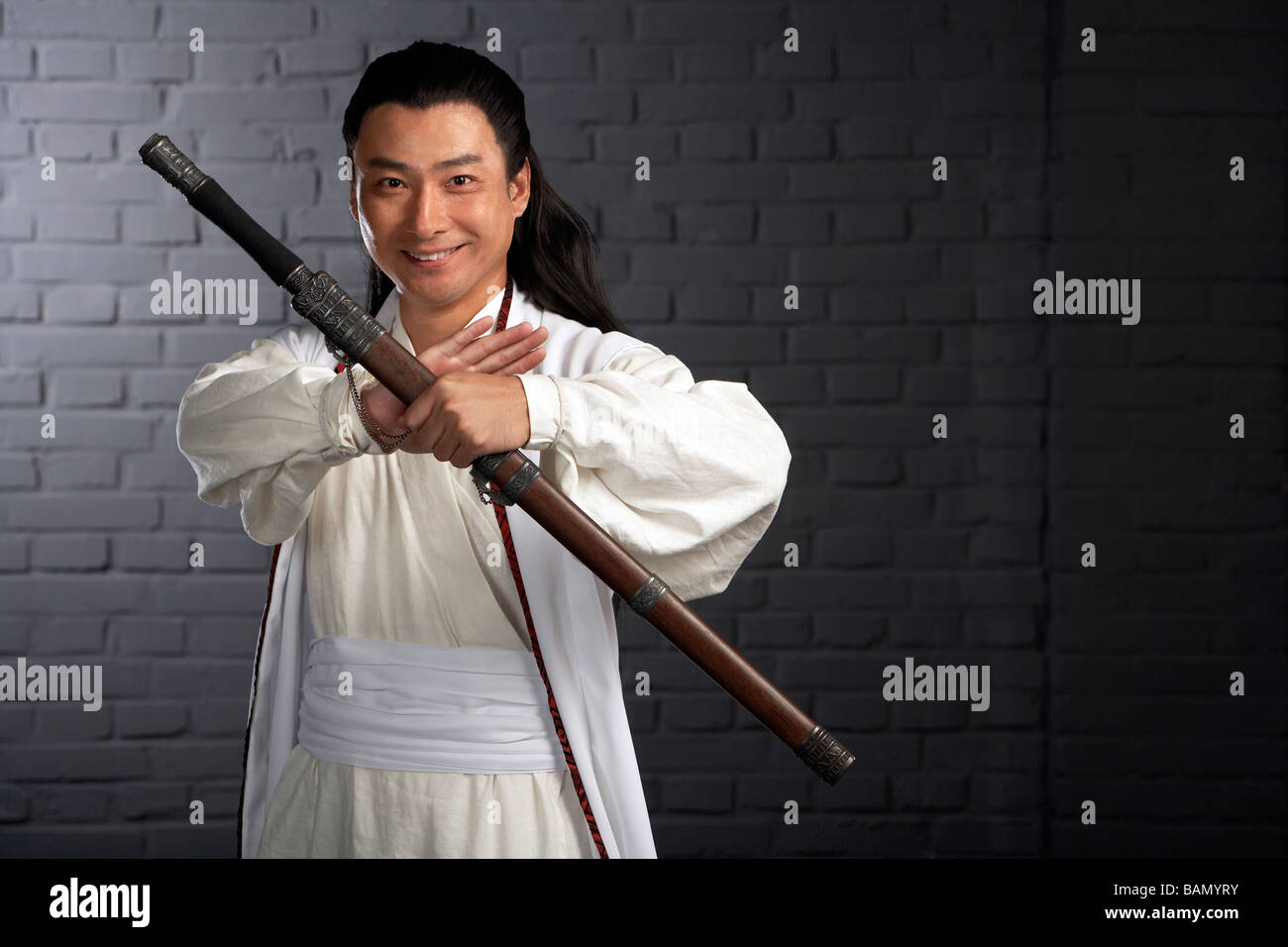 Ancient Chinese Warrior-Hero Stock Photo - Alamy