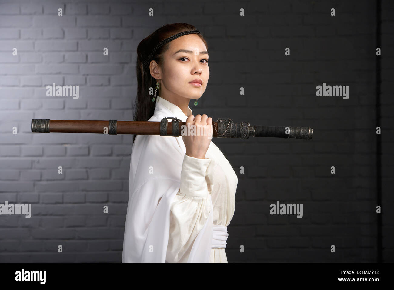 Ancient Chinese Warrior-Hero Stock Photo - Alamy