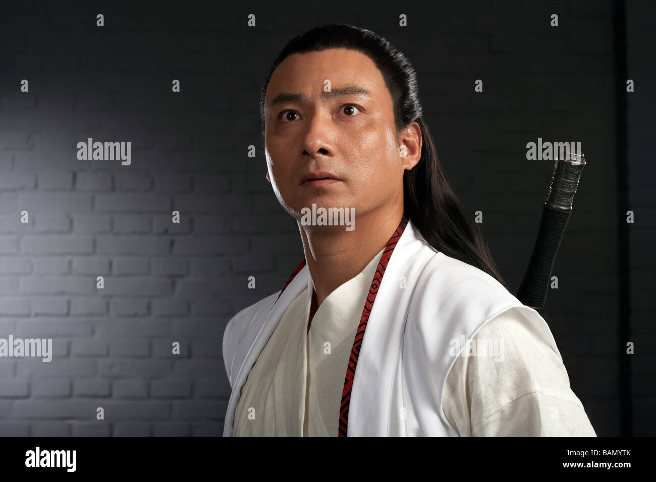 Ancient Chinese Warrior-Hero Stock Photo - Alamy