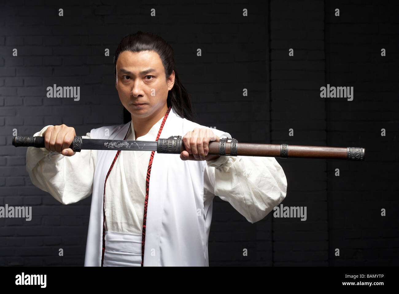 Ancient Chinese Warrior-Hero Stock Photo - Alamy