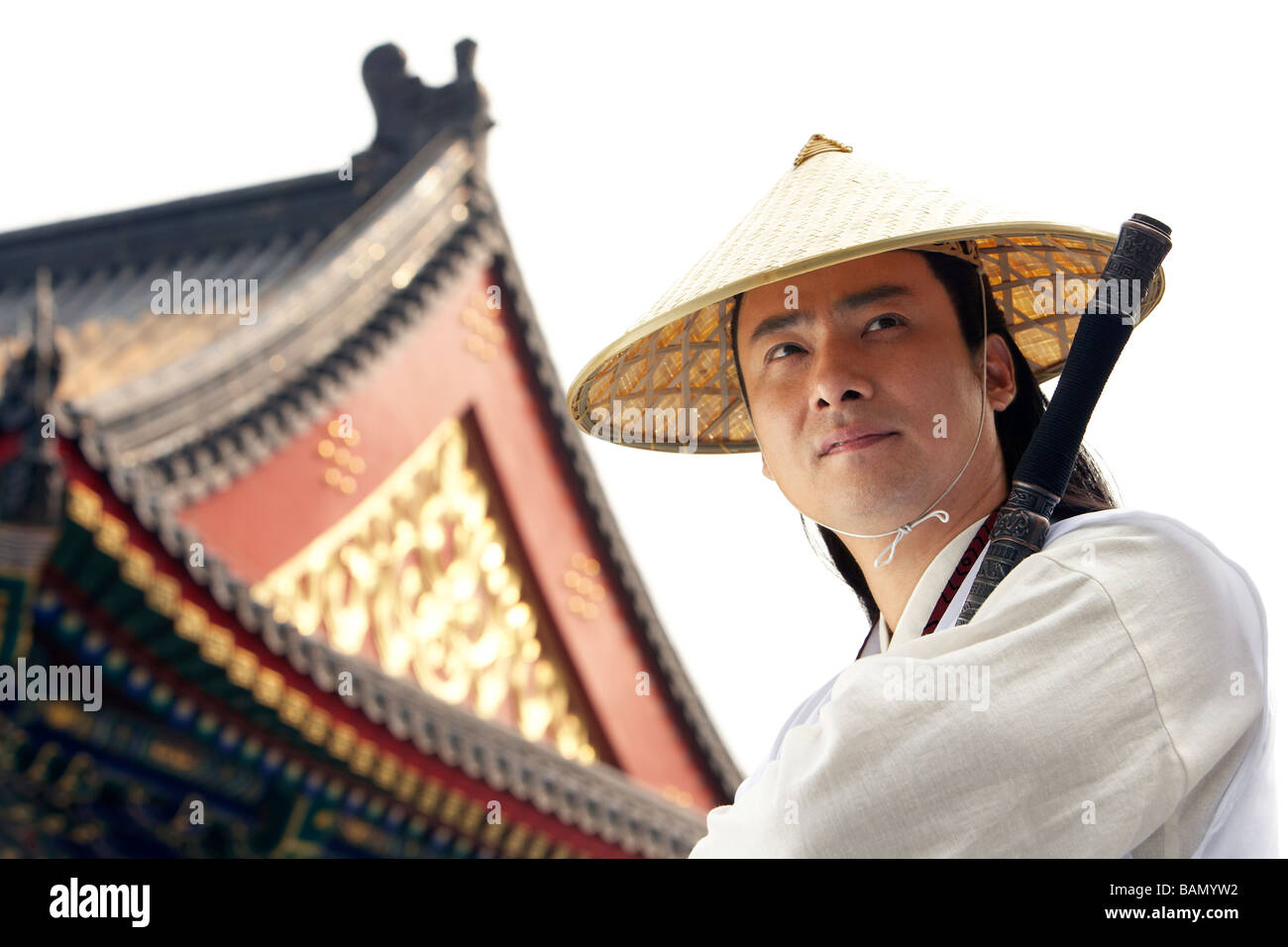 Ancient Chinese Warrior-Hero Stock Photo - Alamy