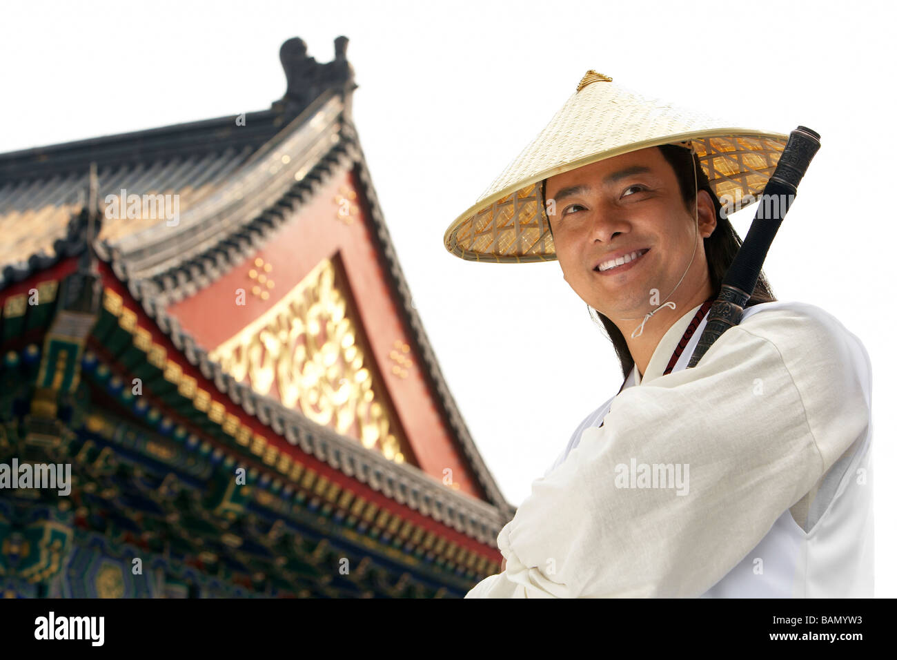 Ancient Chinese Warrior-Hero Stock Photo - Alamy