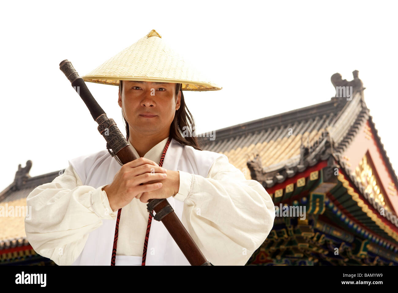 Ancient Chinese Warrior-Hero Stock Photo - Alamy