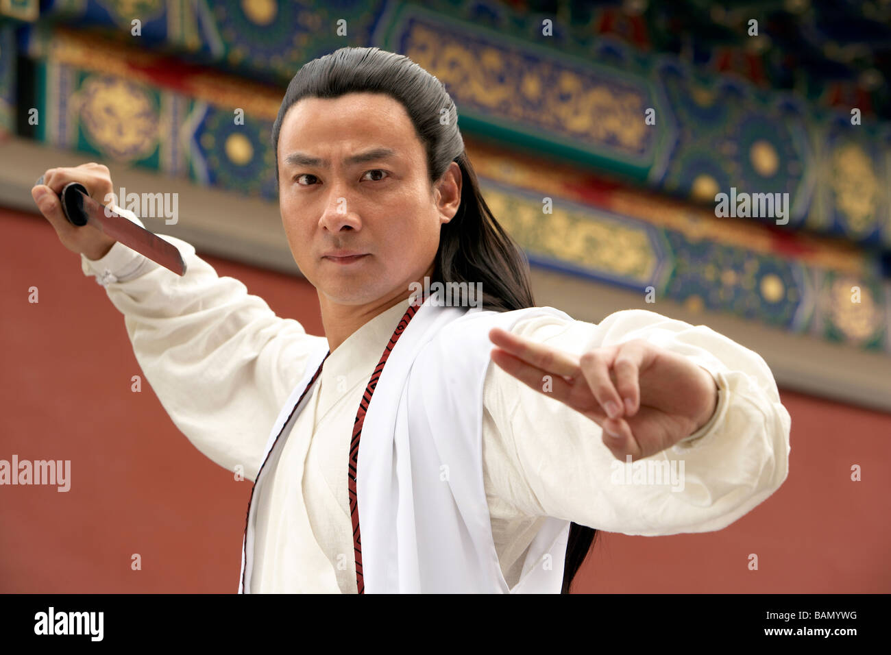 Ancient Chinese Warrior-Hero Stock Photo - Alamy