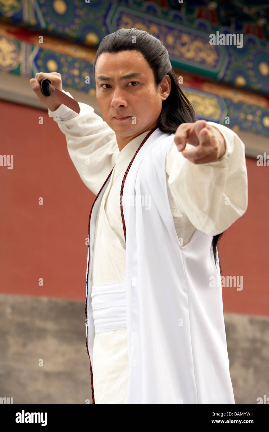 Ancient Chinese Warrior-Hero Stock Photo - Alamy