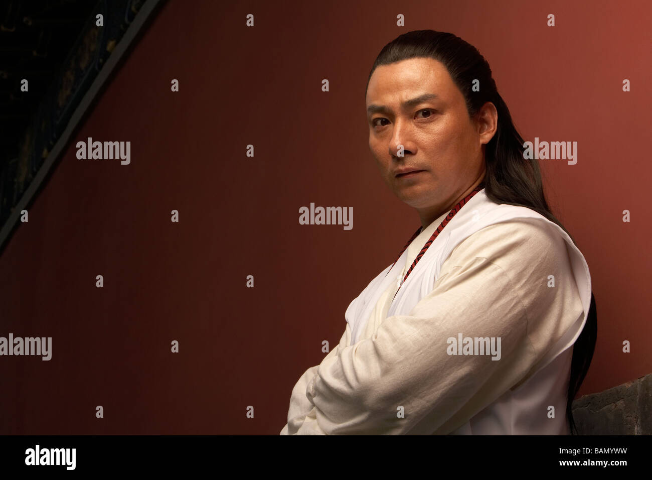 Ancient Chinese Warrior-Hero Stock Photo - Alamy