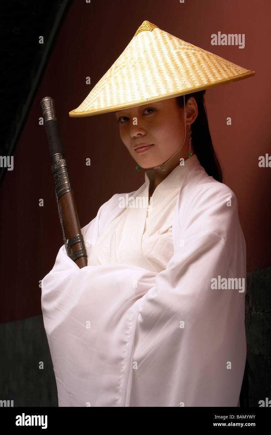 Ancient Chinese Warrior-Hero Stock Photo - Alamy