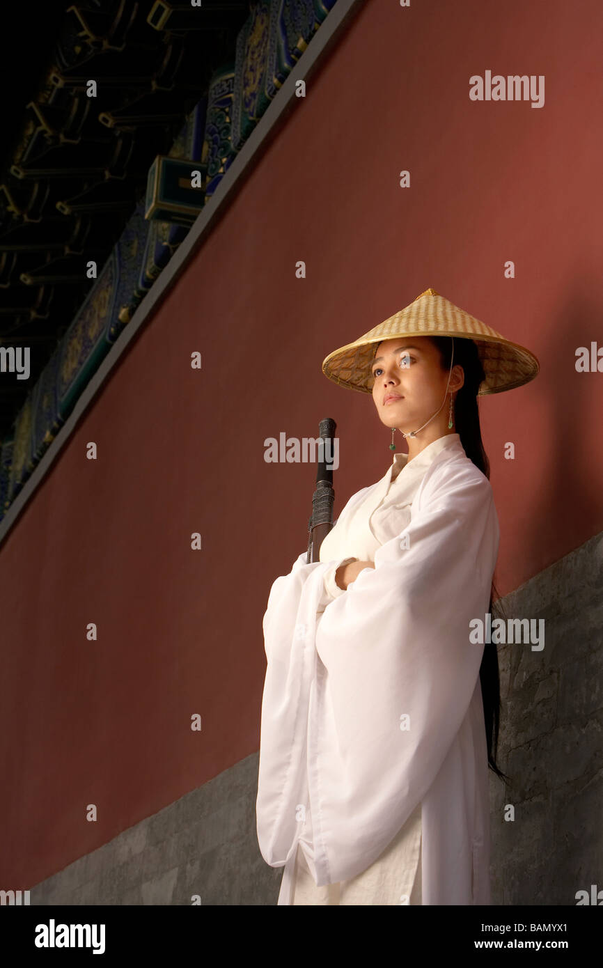 Ancient Chinese Warrior-Hero Stock Photo - Alamy