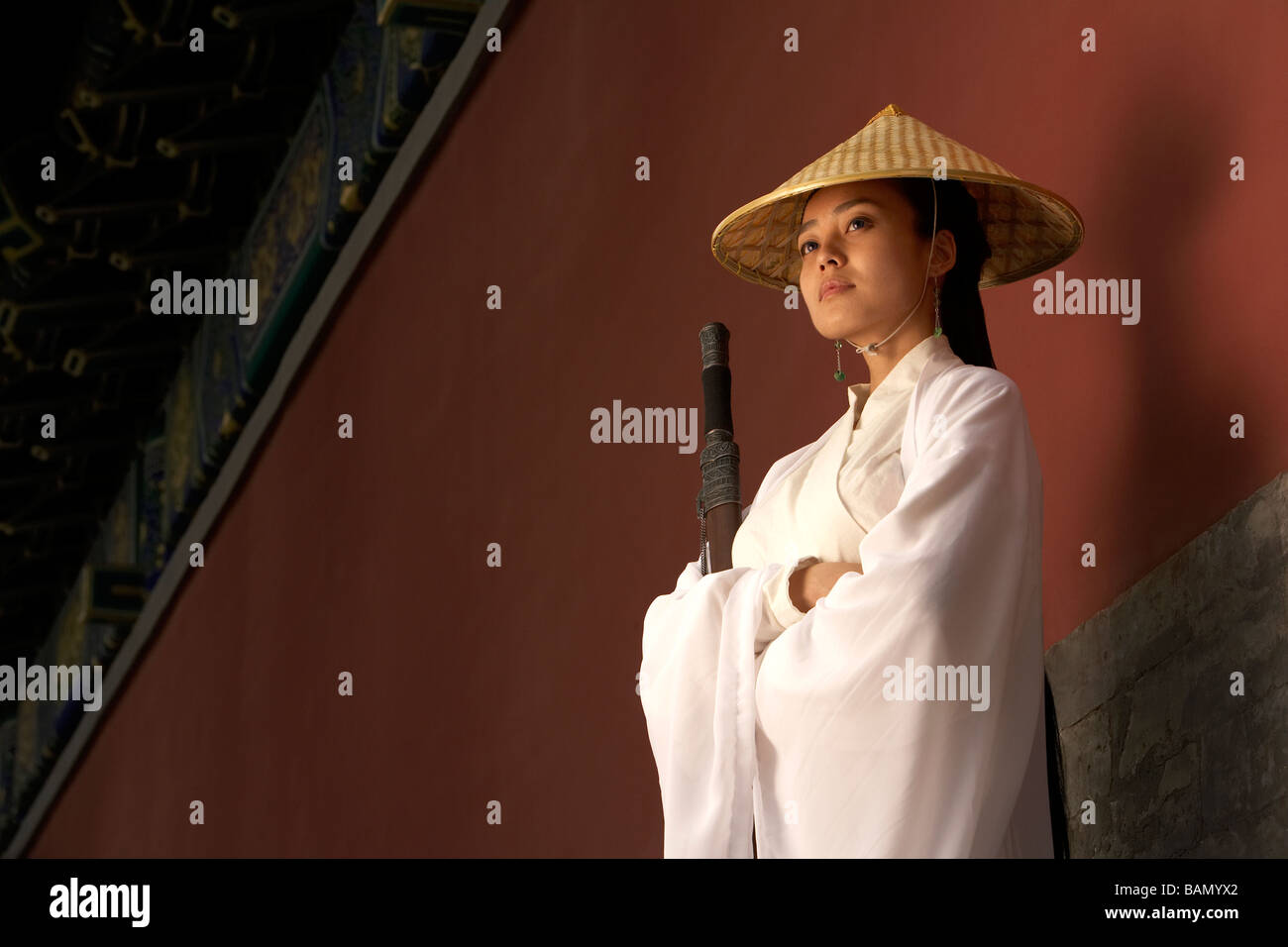 Ancient Chinese Warrior-Hero Stock Photo - Alamy