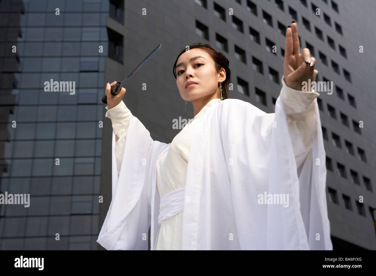 Ancient Chinese Warrior-Hero Stock Photo - Alamy