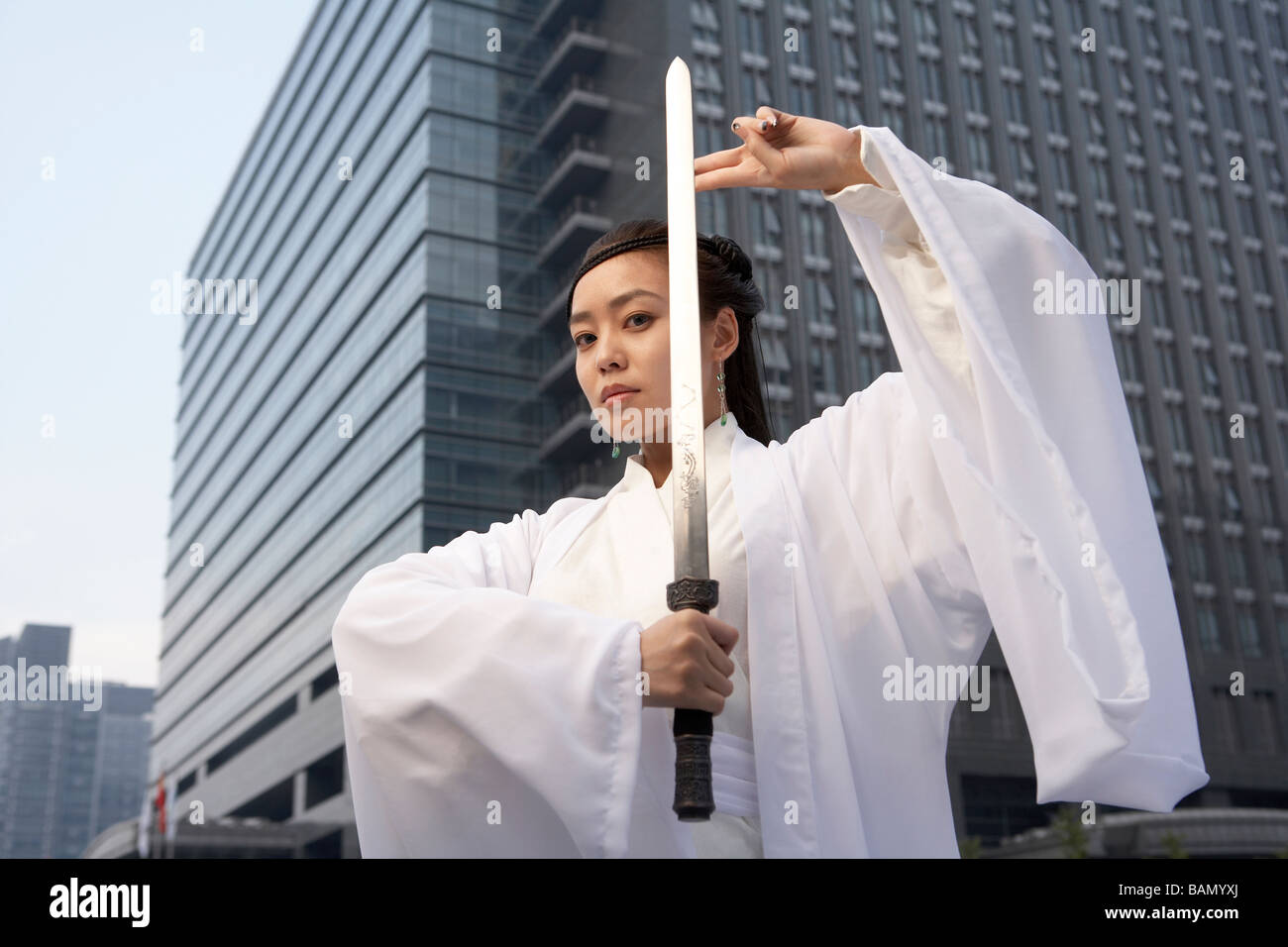Ancient Chinese Warrior-Hero Stock Photo - Alamy