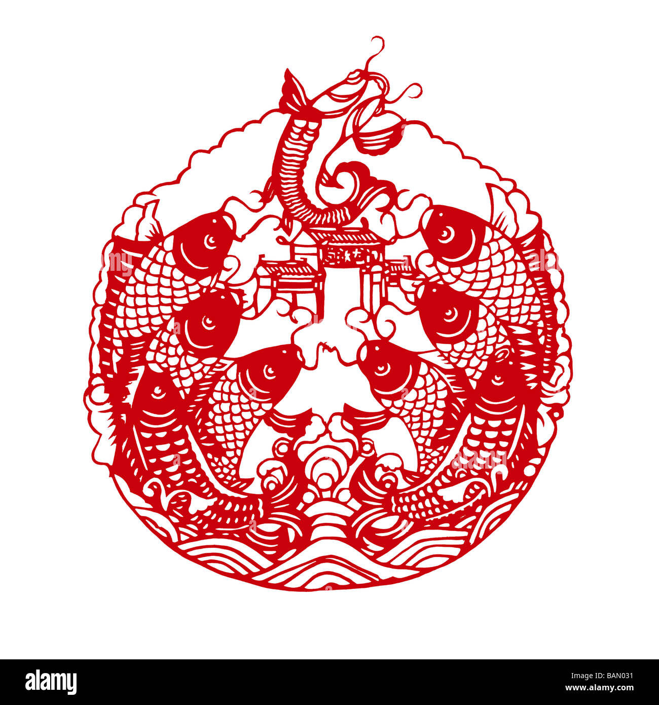 Chinese Traditional Paper cutting Stock Photo - Alamy