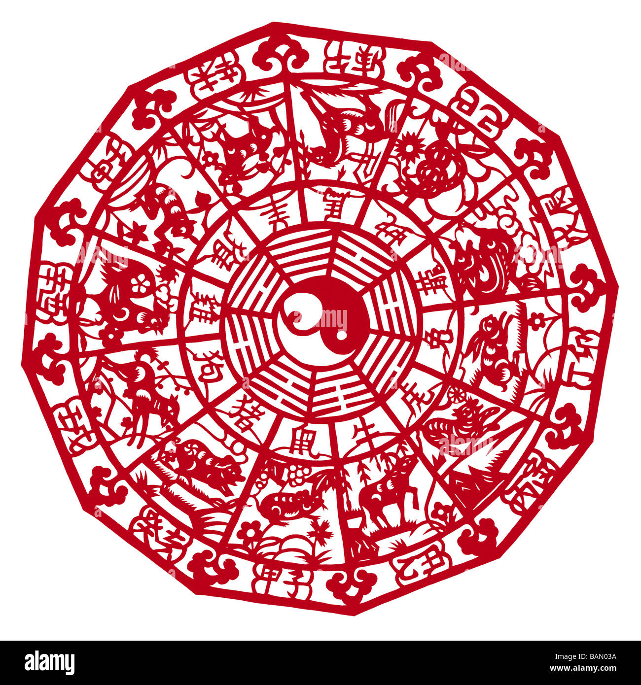 Chinese Traditional Paper cutting Stock Photo - Alamy