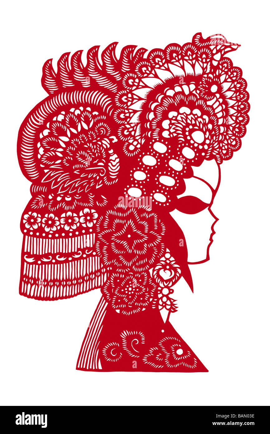 Chinese Traditional Paper cutting Stock Photo - Alamy