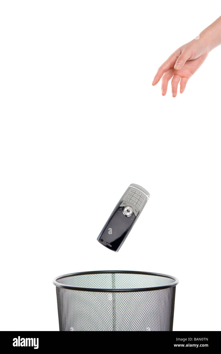 Throwing out technology Stock Photo - Alamy