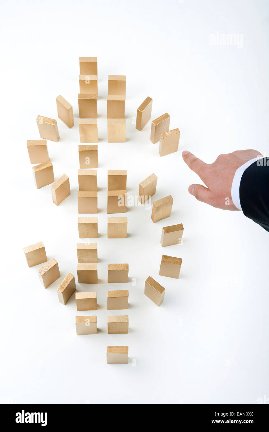 The domino effect Stock Photo - Alamy