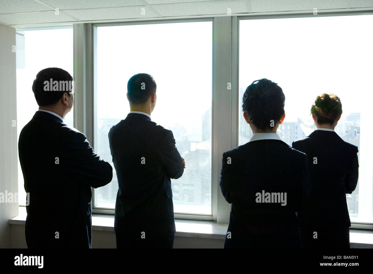 Workplace teamwork back lit hi-res stock photography and images - Alamy