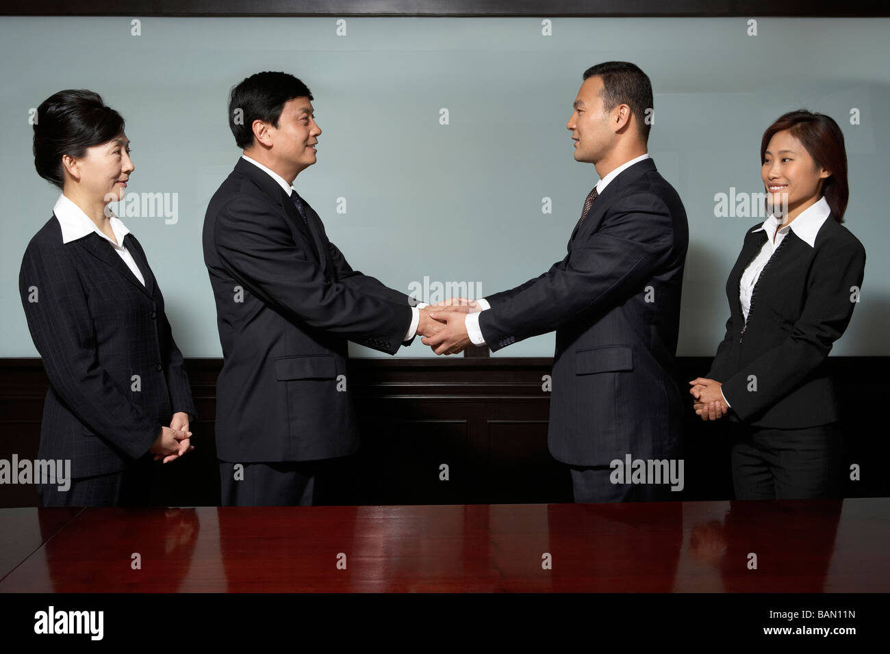Reaching an Agreement Stock Photo - Alamy