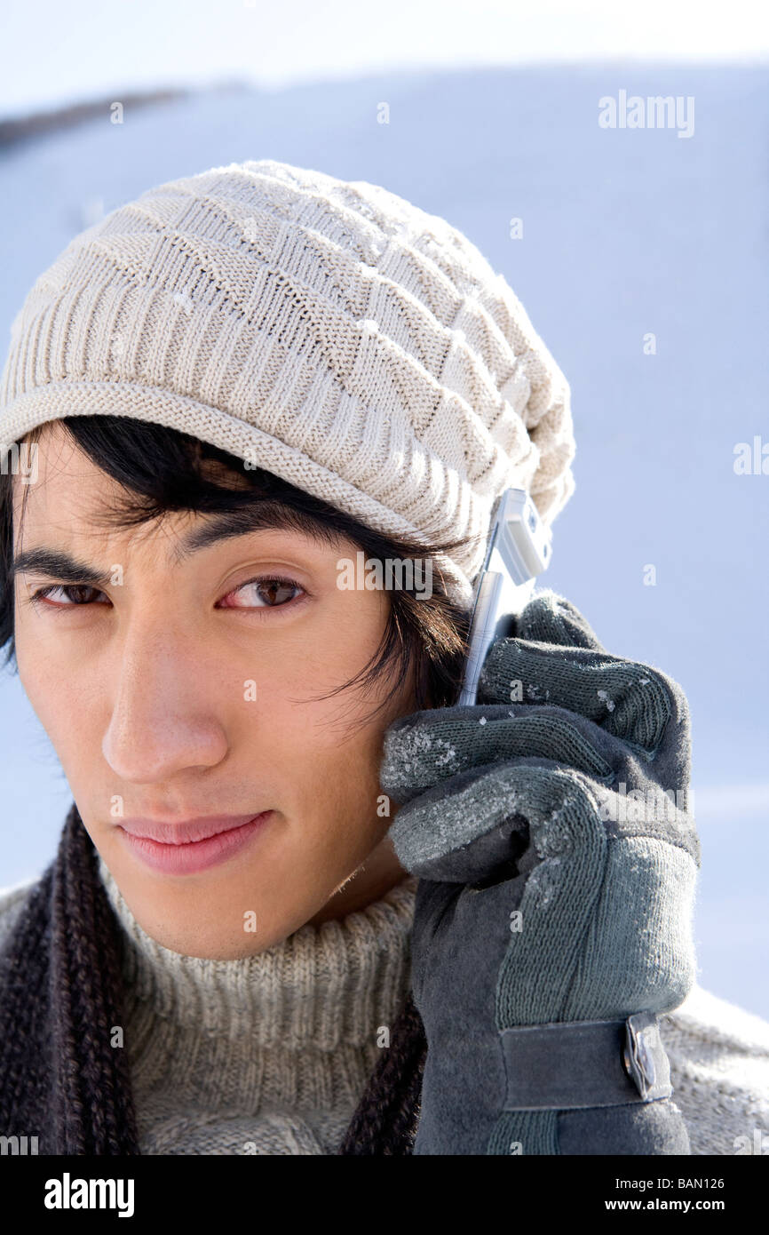 China snow phone hi-res stock photography and images - Alamy