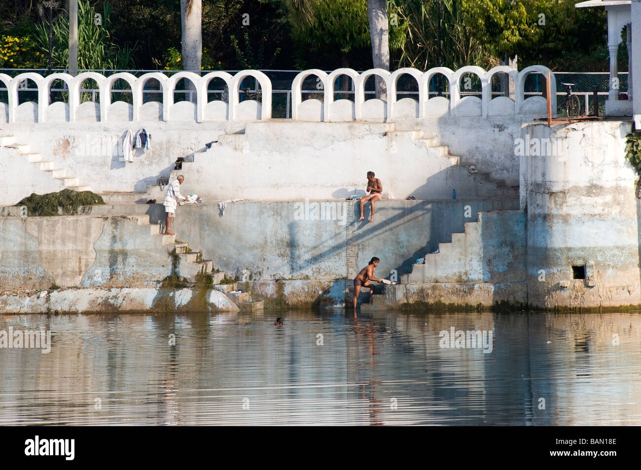 Ghat steps hi-res stock photography and images - Alamy