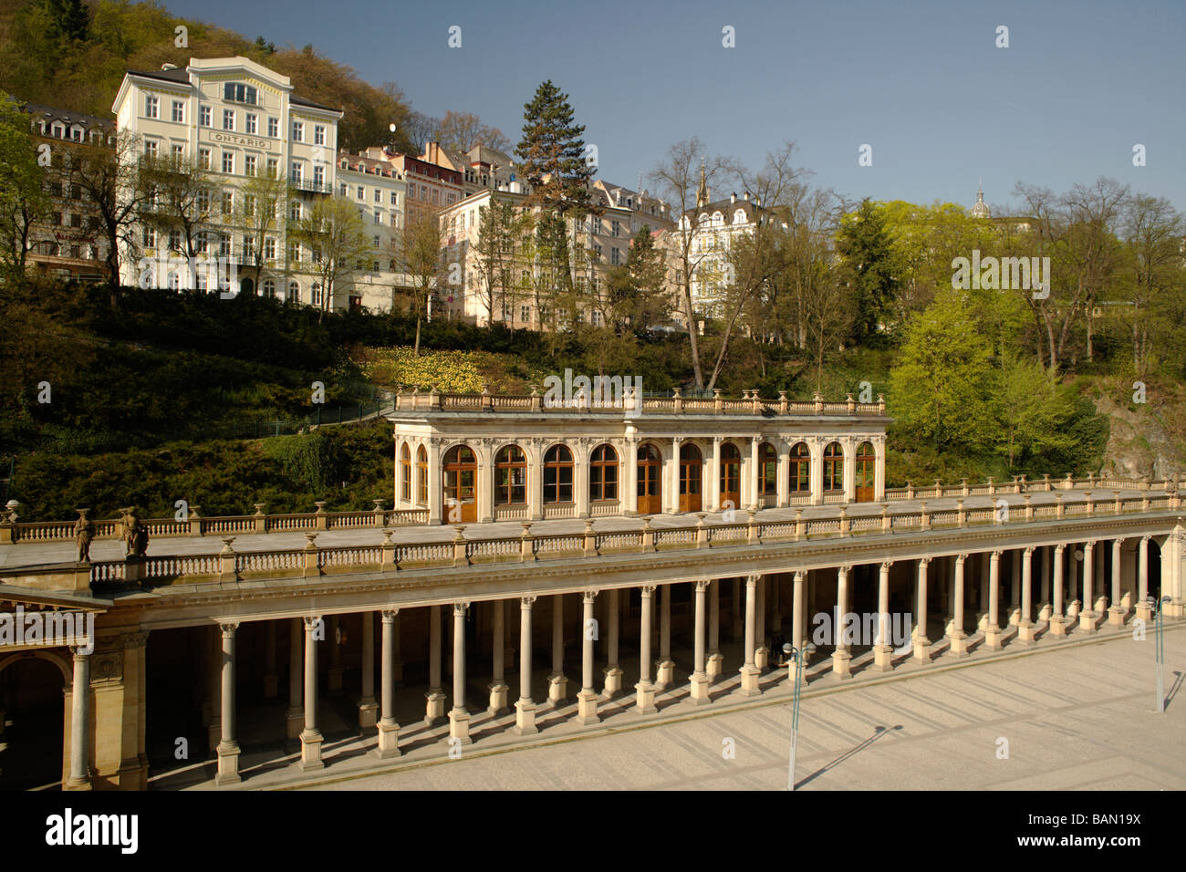 Mill Colonnade Karlovy Vary Czech Republic Stock Photo - Alamy