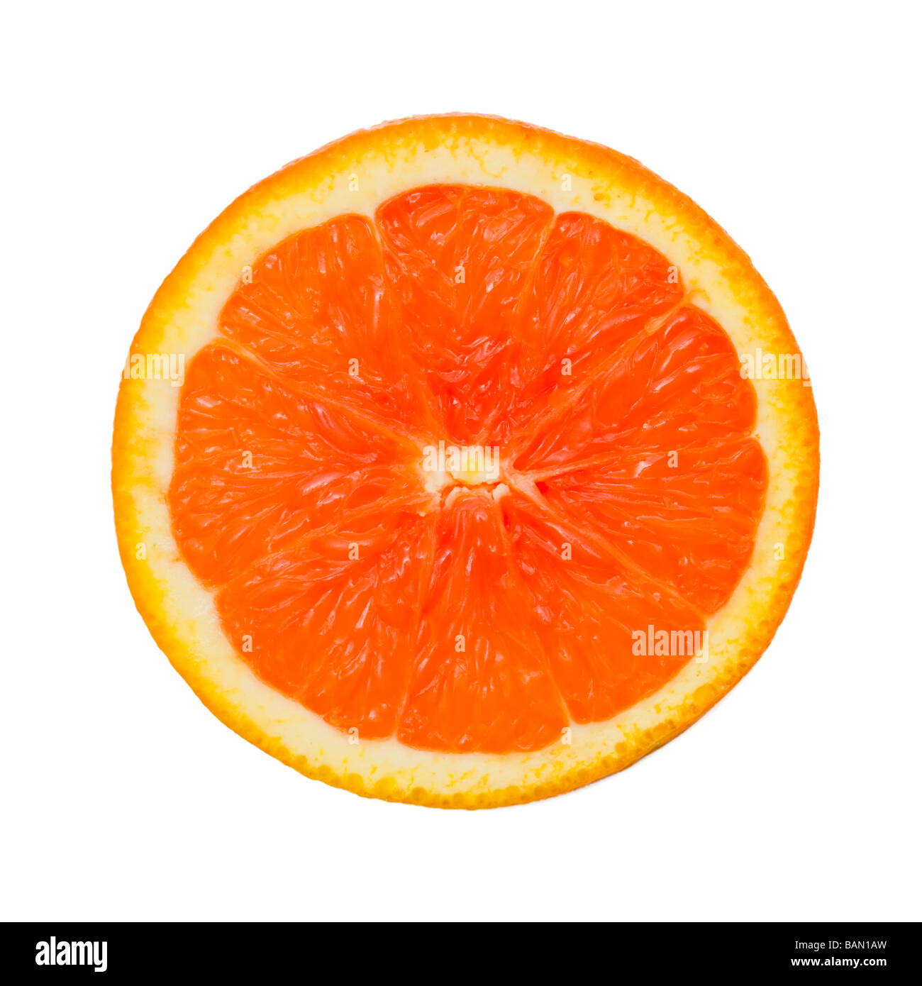 Orange juice wedges Cut Out Stock Images & Pictures - Alamy