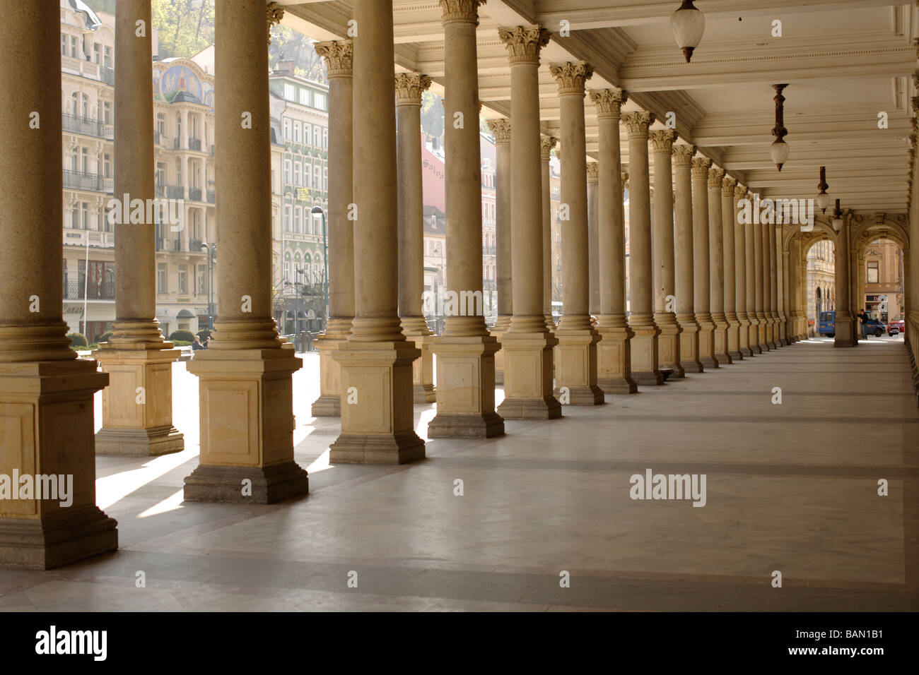 The Mill Colonnade Karlovy Vary Czech Republic Europe Stock Photo - Alamy
