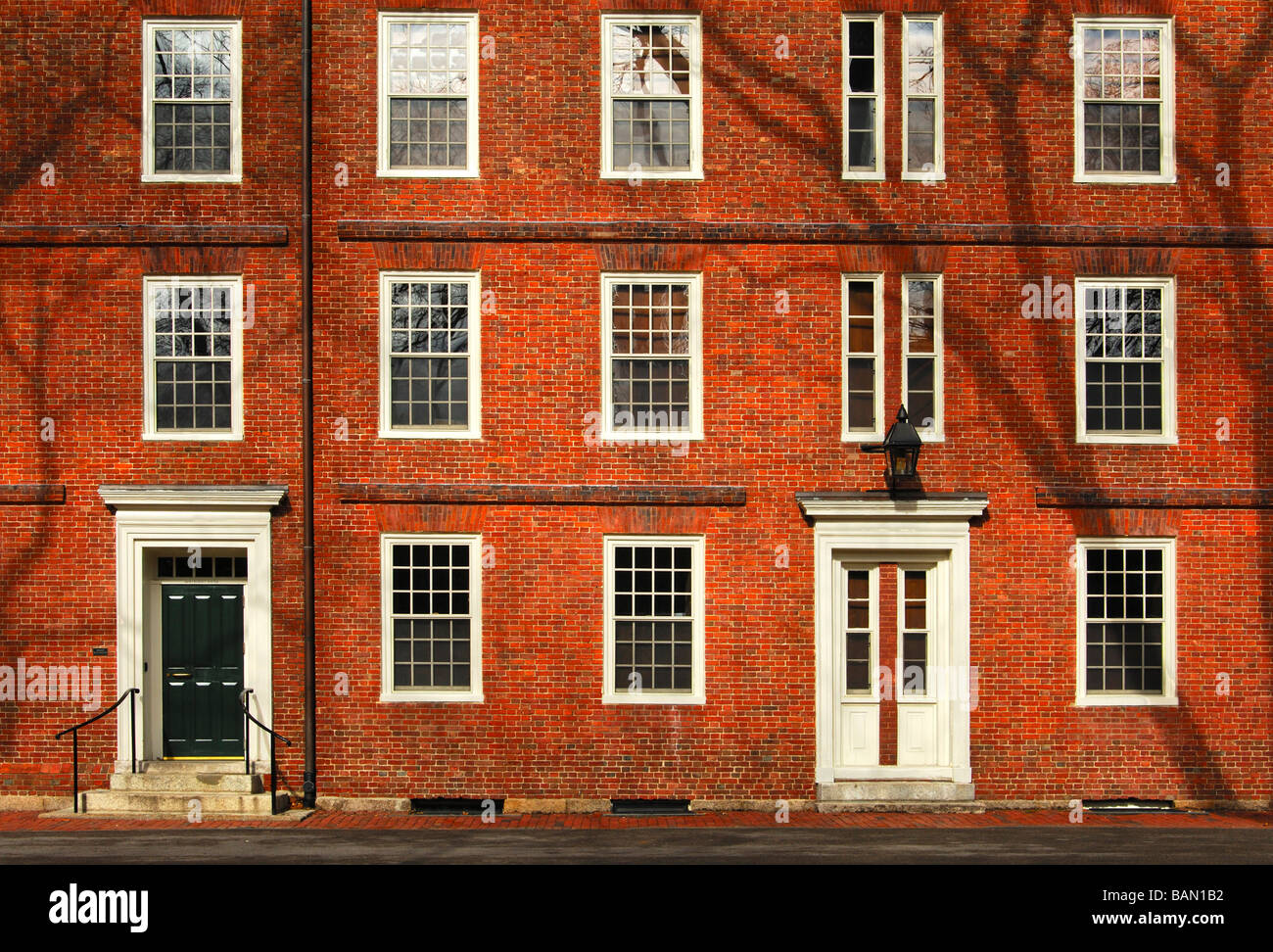 Hollis Hall dormitory Harvard University Cambridge, Massachusetts, USA ...