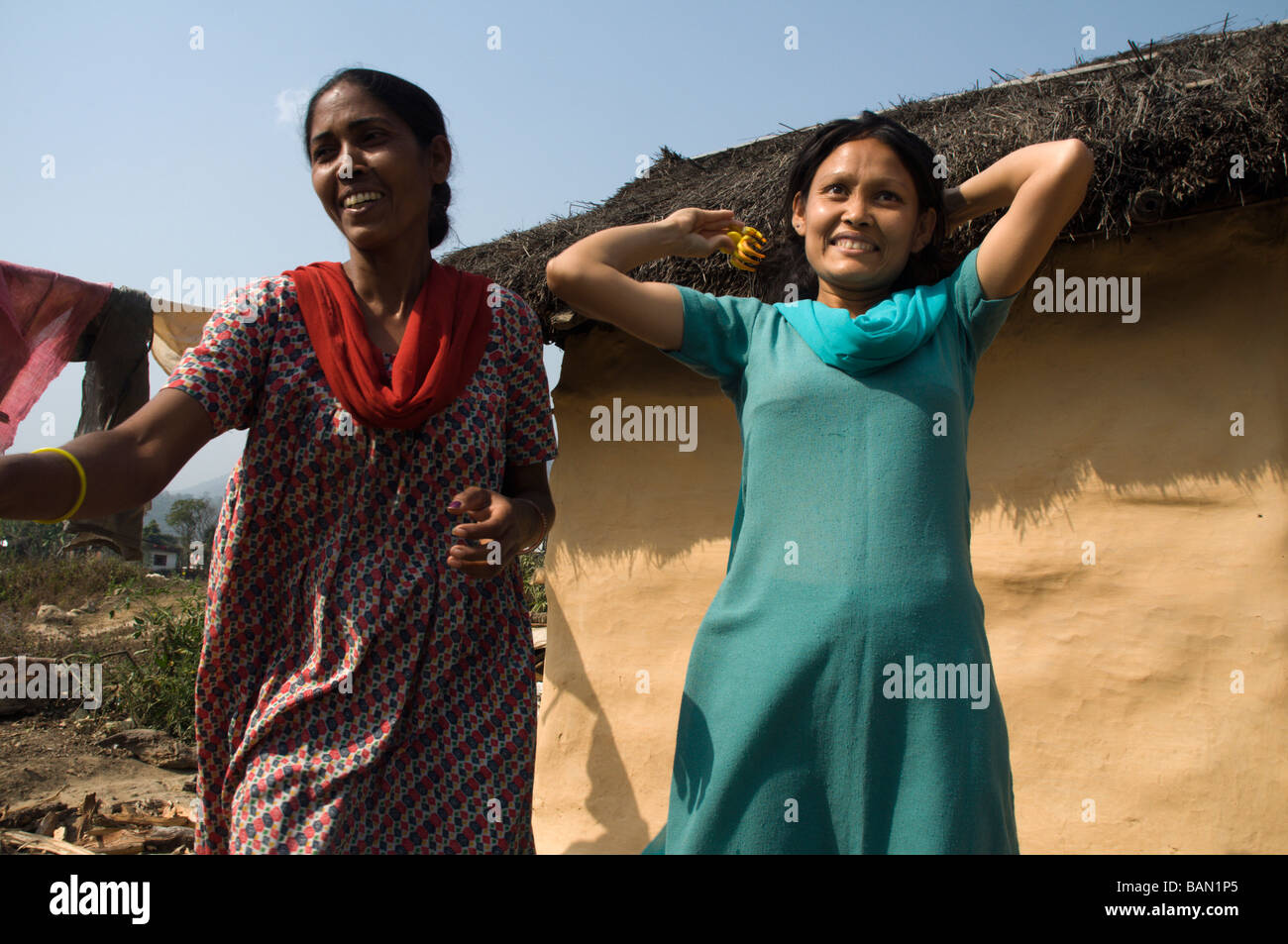 rural poverty in nepal Stock Photo - Alamy