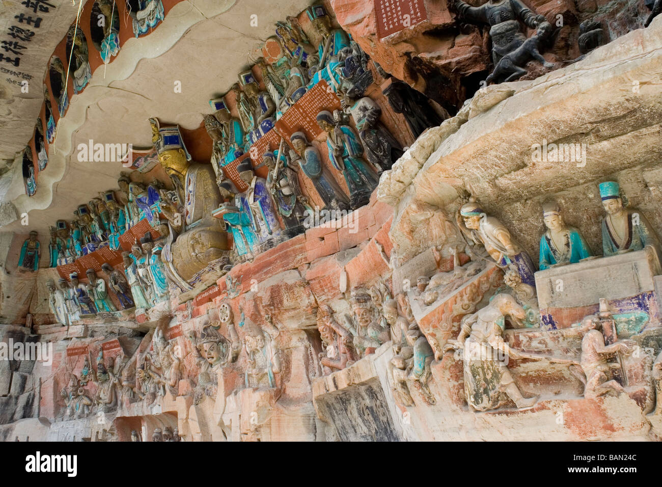Dazu Rock Carving Grottoe Baodingshan No 21 cave Chongqing China Asia ...