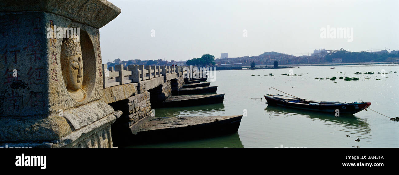 Ancient Luoyang Bridge in Quanzhou, Fujian, China. 13-Apr-2009 Stock ...