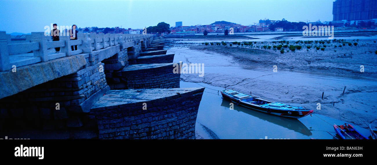 Ancient Luoyang Bridge in Quanzhou, Fujian, China. 13-Apr-2009 Stock ...