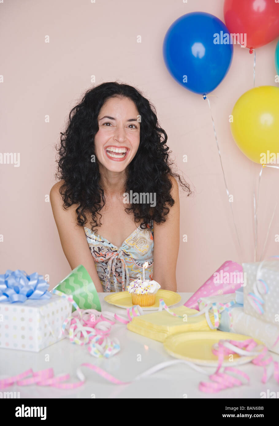 Into camera party hi-res stock photography and images - Alamy