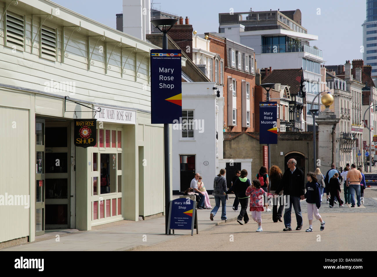 The Mary Rose souvenir shop situated within Portsmouth historic ...