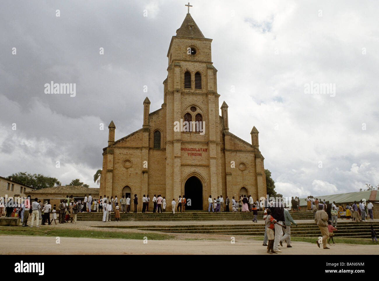 The church of the Immaculate virgin Rwanda Stock Photo - Alamy