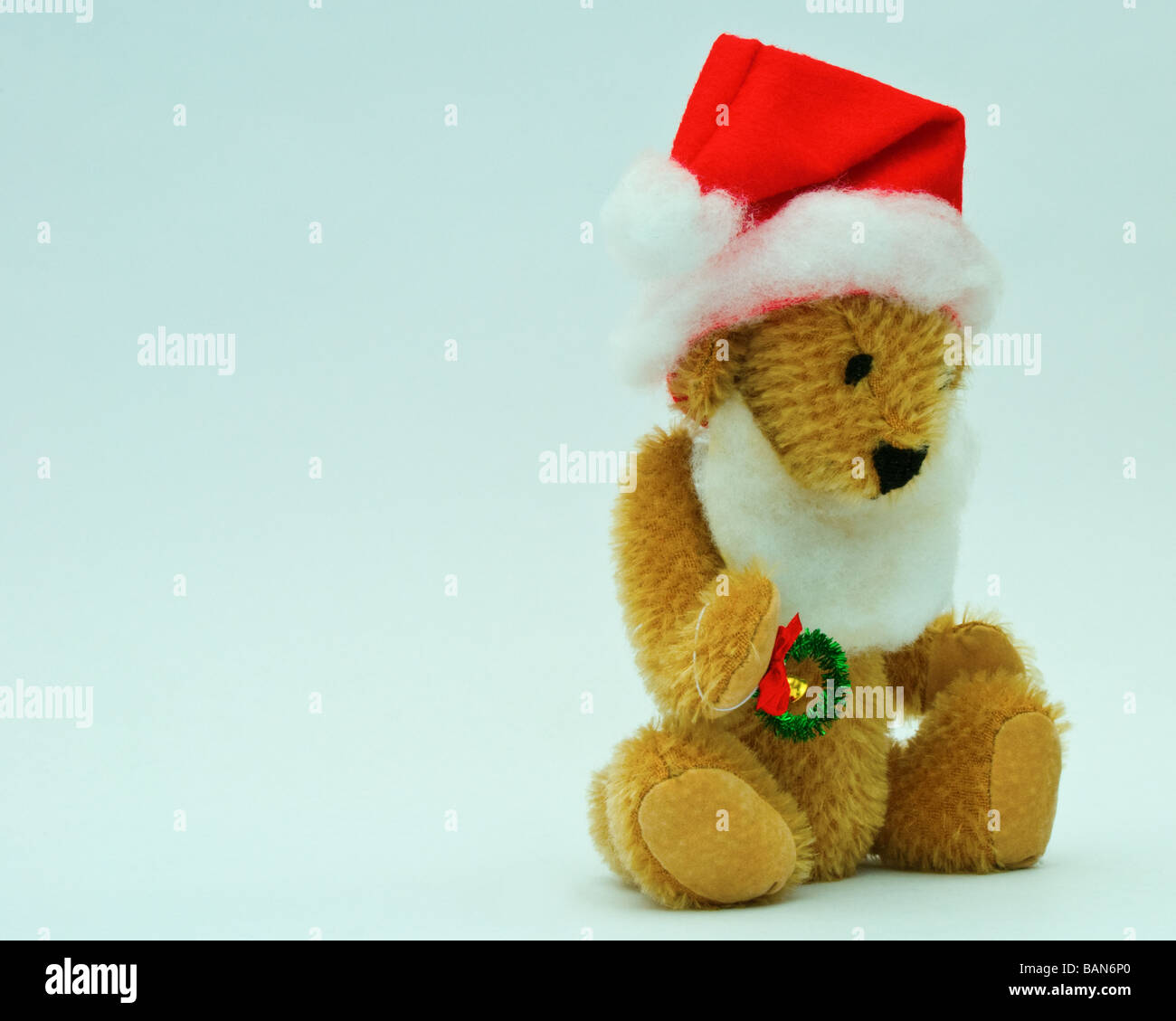Mini Father Cristmas teddy bear (Mini Bear Collection Stock Photo - Alamy