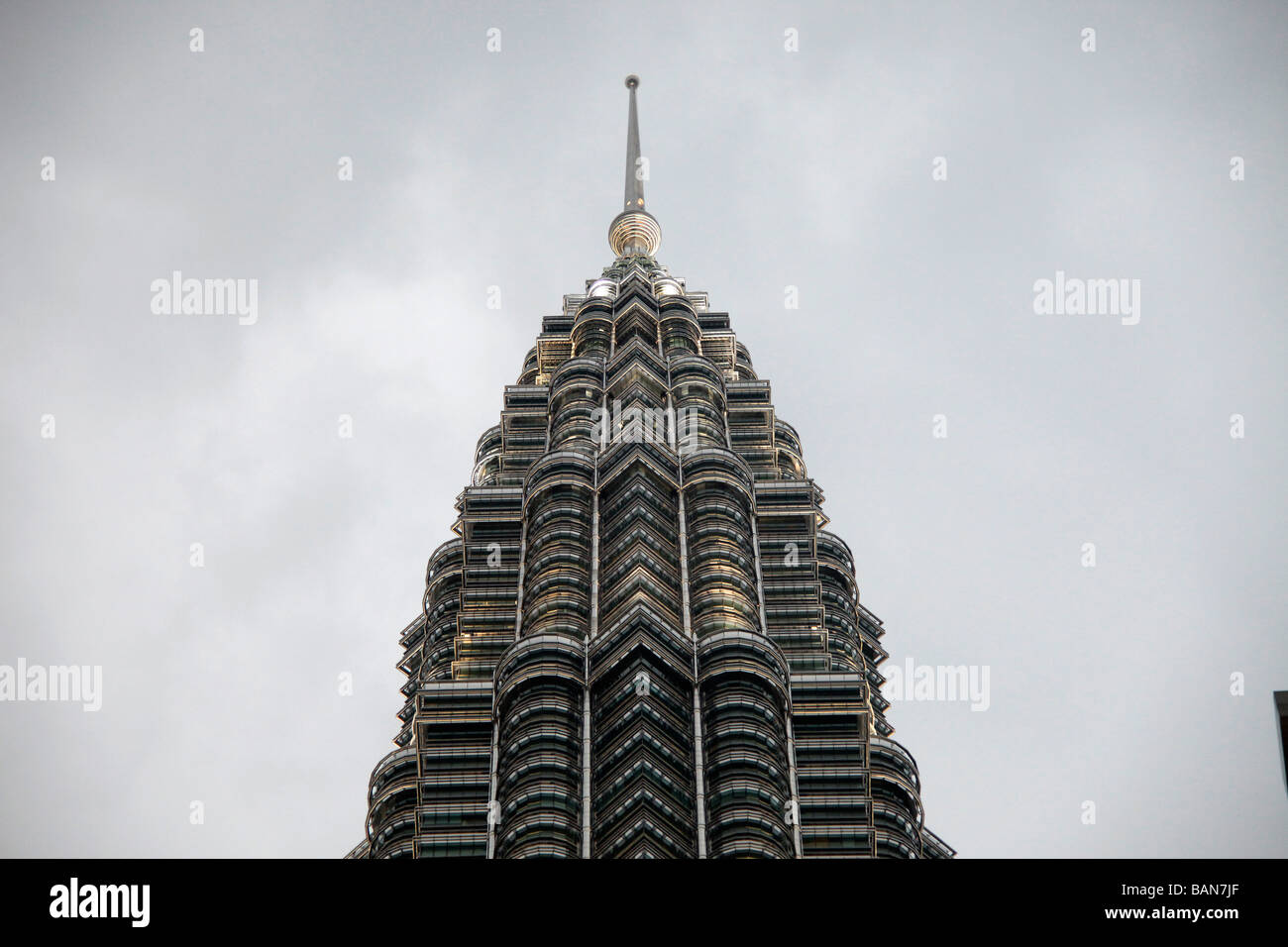 top of a petronas twin tower landmark in Kuala Lumpur Malaysia Stock ...